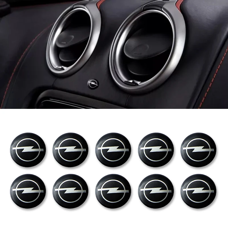 10 pcs 14mm Remote Control Key Emblem Logo Sticker for Opel Astra H G J ...