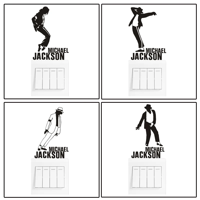 Wall Stickers Michael Jackson | Michael Jackson Decoration | Stickers ...