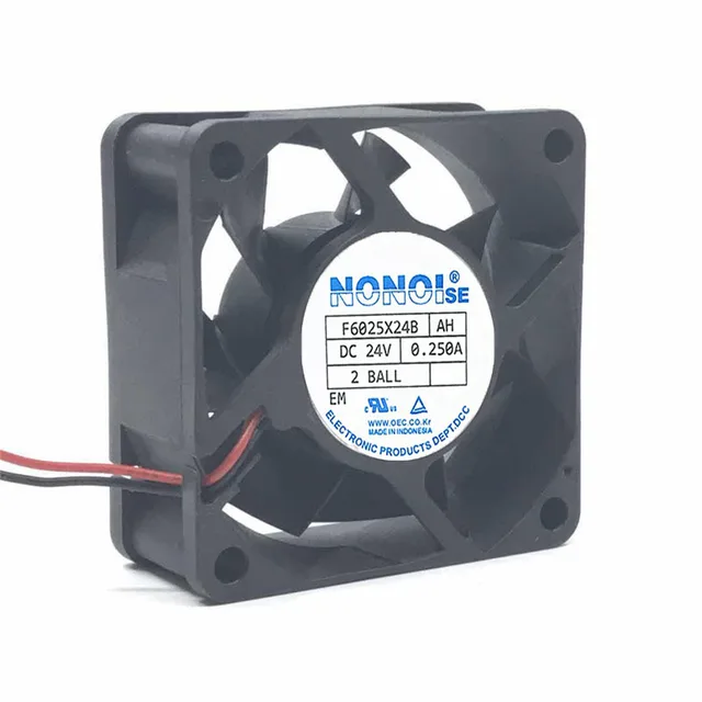 original F6025X24B AH DC24V 0.25A ball cooling fan 6CM inverter fan ...