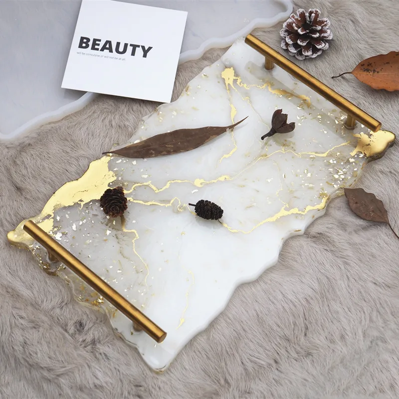 Home & Living Decorative Trays Home Décor Resin tray etna.com.pe