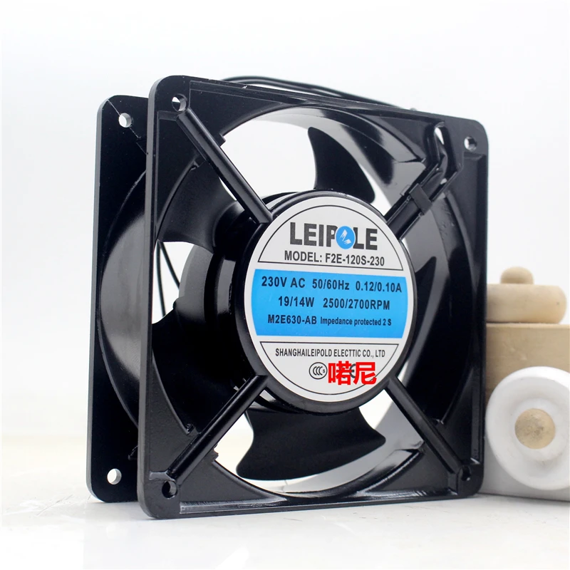 F2E-120S-230 120X120X38MM 12CM 220V metal enclosure fan axial fans ...