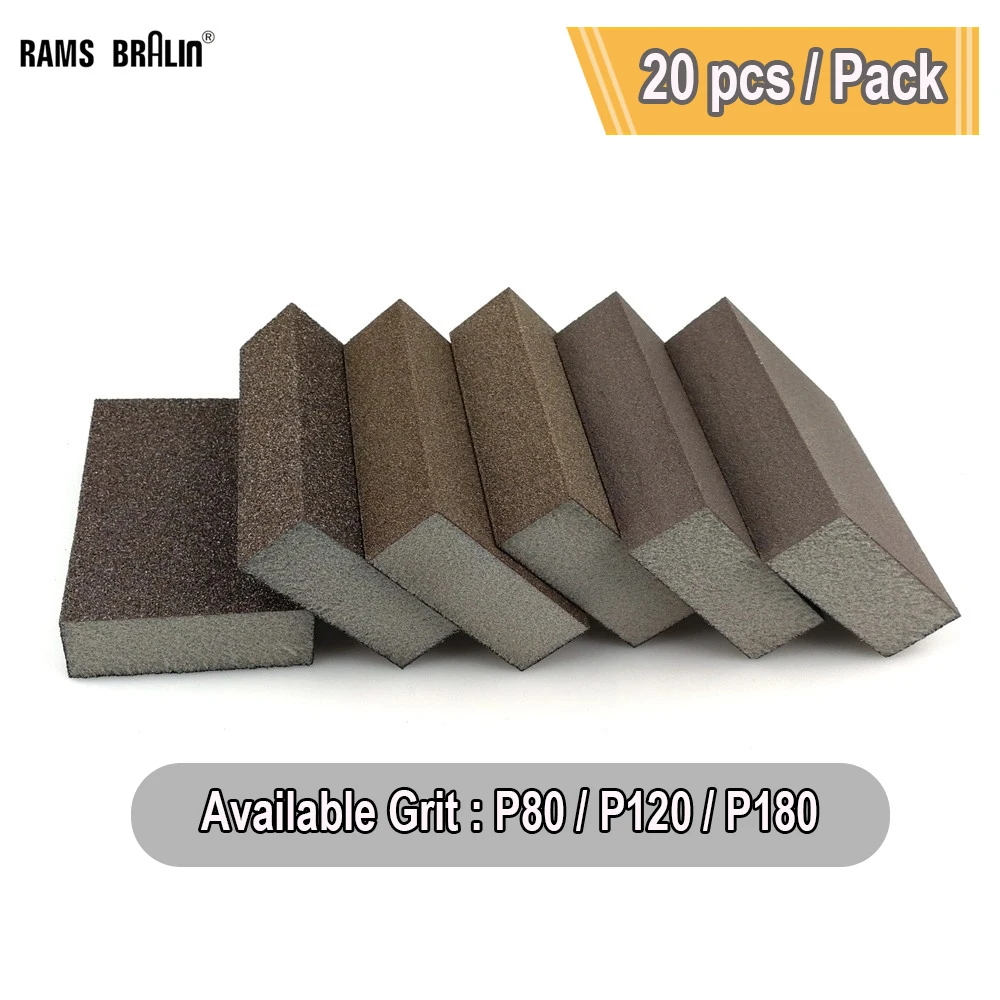20-pieces-Sanding-Sponge-Block-Abrasive-Foam-Pad-for-Wood-Wall-Kitchen ...
