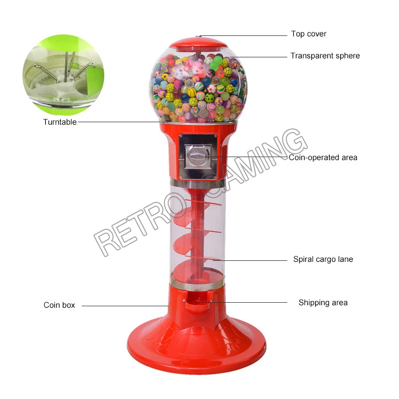 High-Quality-Coin-Operated-Slot-Machine-Arcade-Candy-Vendor-Big-Capsule ...