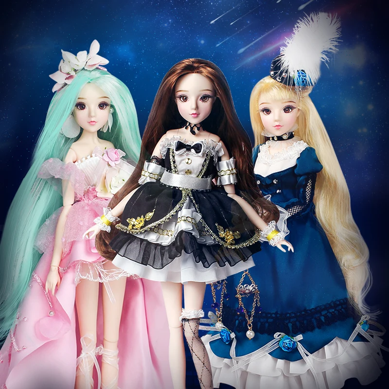 DBS-1-6-BJD-toy-30cm-constellations-doll-joint-body-with-outfit-shoes ...