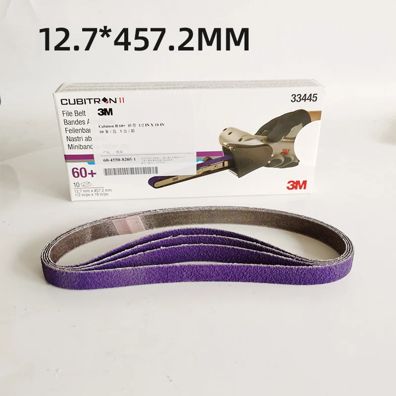 10-Pieces-Of-Genuine-Original-Pneumatic-Sanding-Belt-Machine-3M33445 ...