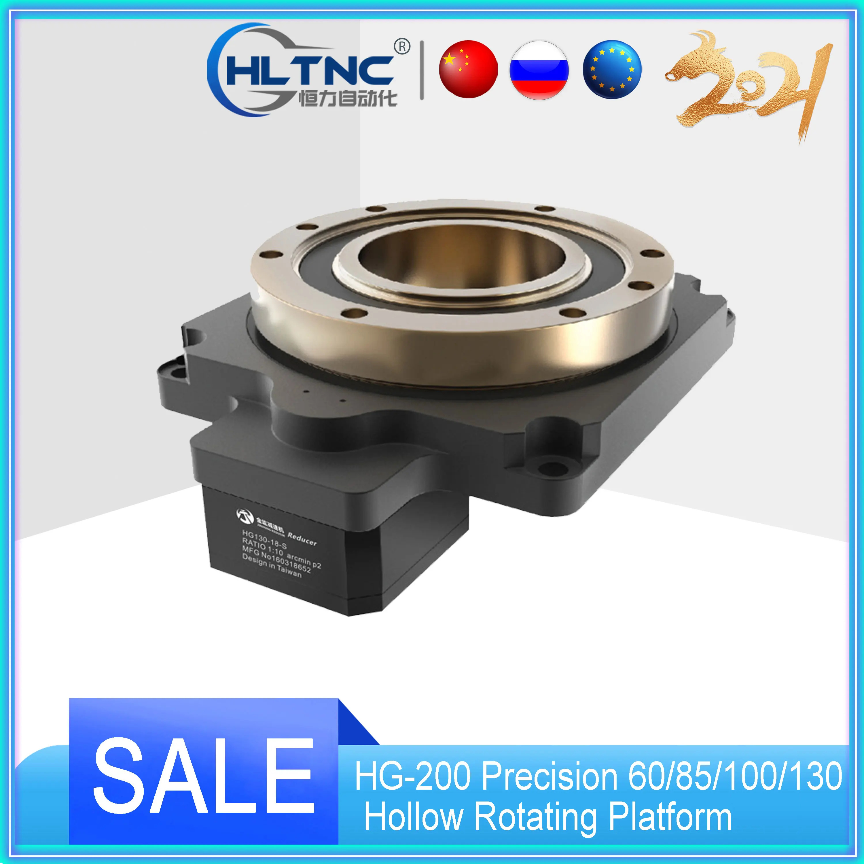 New Hg-200 Precision 60/85/100/130 Hollow Rotating Platform Turntable ...