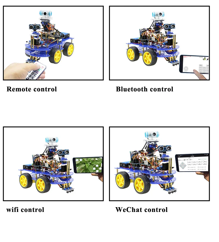 Stm32 Smart Car Wifi Video Remote Control Obstacle Avoidance Tracking