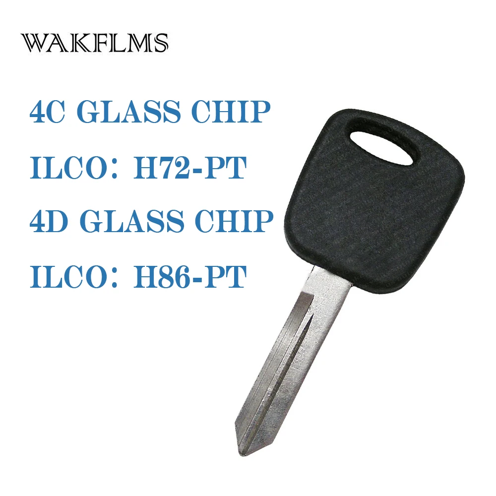 2PCS New Transponder Key for Ford/Mecury Old Style 4C/4D Glass Chip ...