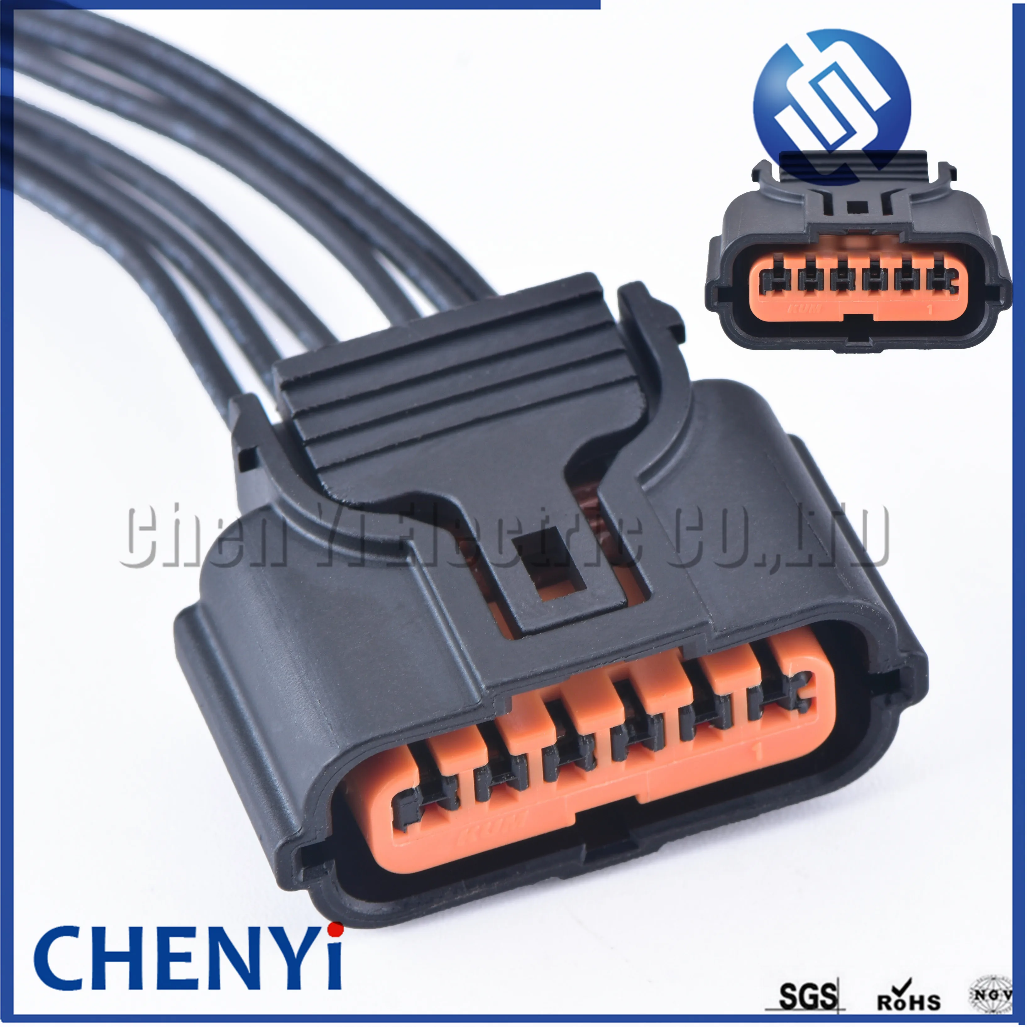 6-Pin-otomatik-PDC-konekt-r-ters-sens-r-geri-Radar-tak-Pigtail-HP286 ...