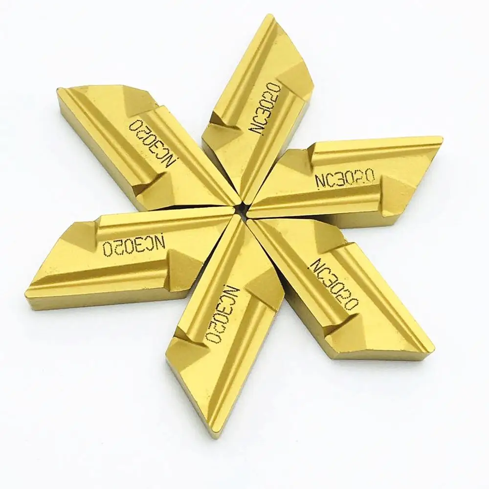 10PCS-lathe-tool-KNUX160405R-NC3020-KNUX160405L-metal-original-KNUX ...