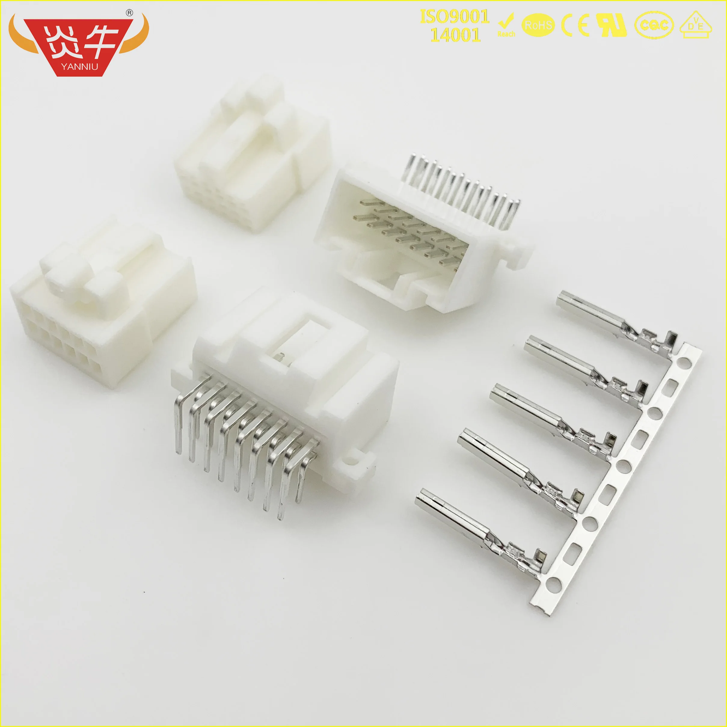 SA 2.54 CAR WHITE STRIP CONNECTOR 2.54mm HOUSING WAFER TERMINAL HX25412 ...