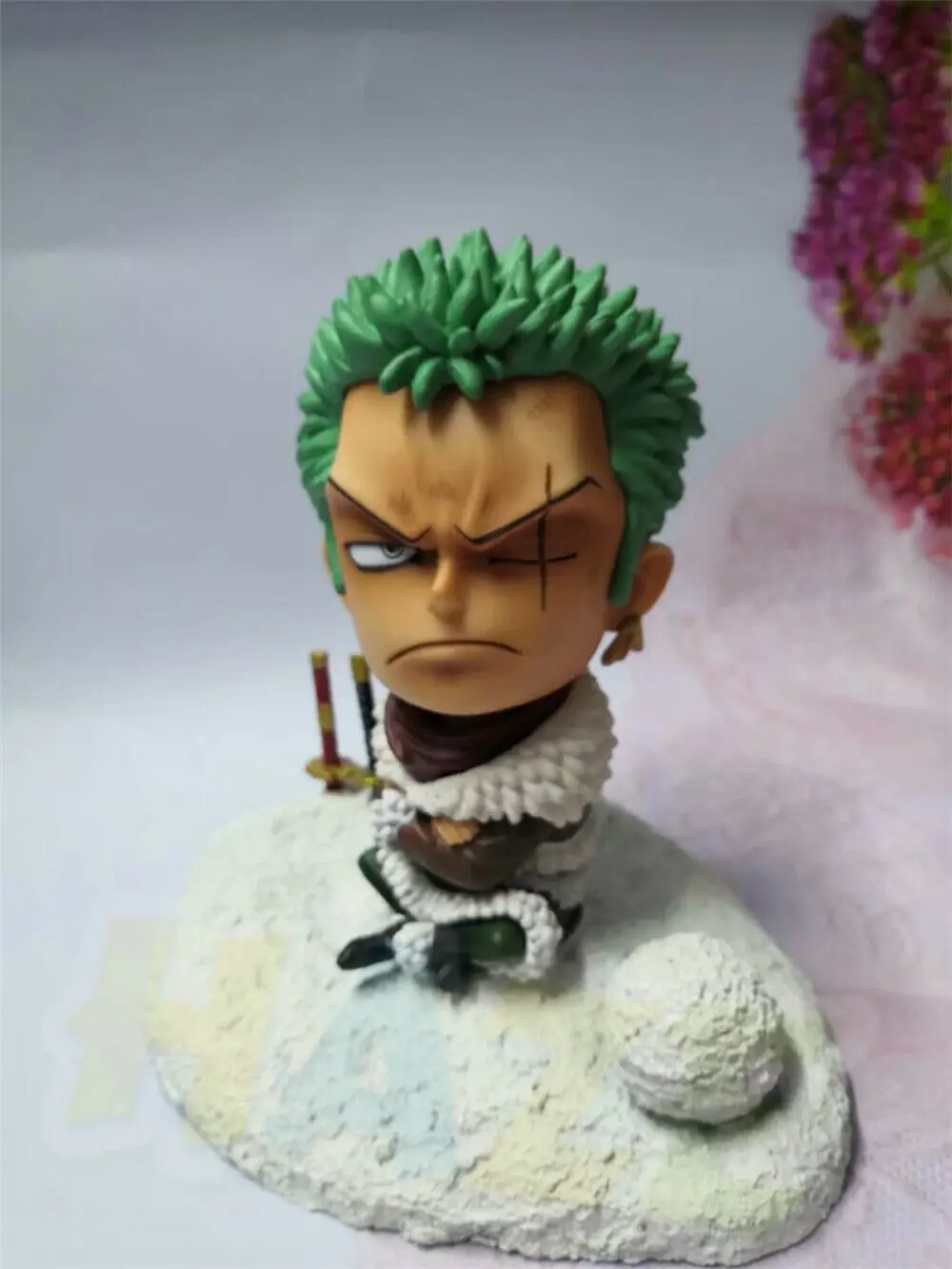 Roronoa Zoro Mini Figure Statue Anime One Piece Action Figure Model Toy ...