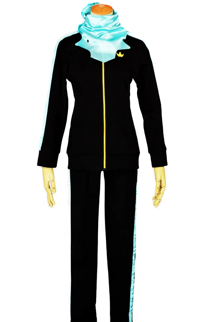 Anime Noragami Yato Wig And Cargo Suit (Jacket + Pants + Scarf Wig ...