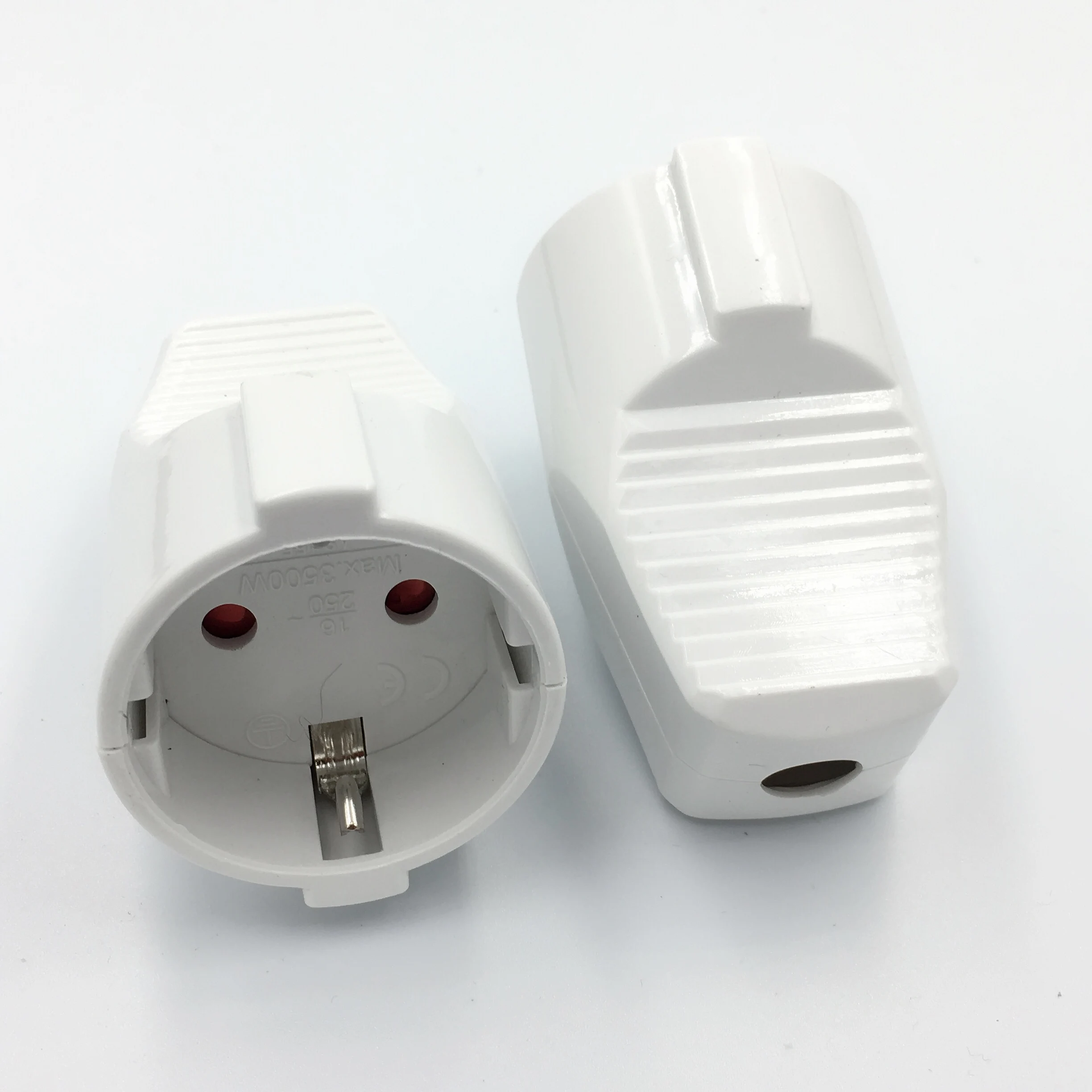 Generic Euro German Standard Extension Cord Connection Plug Male Female Butt Eu Plug Socket 16a