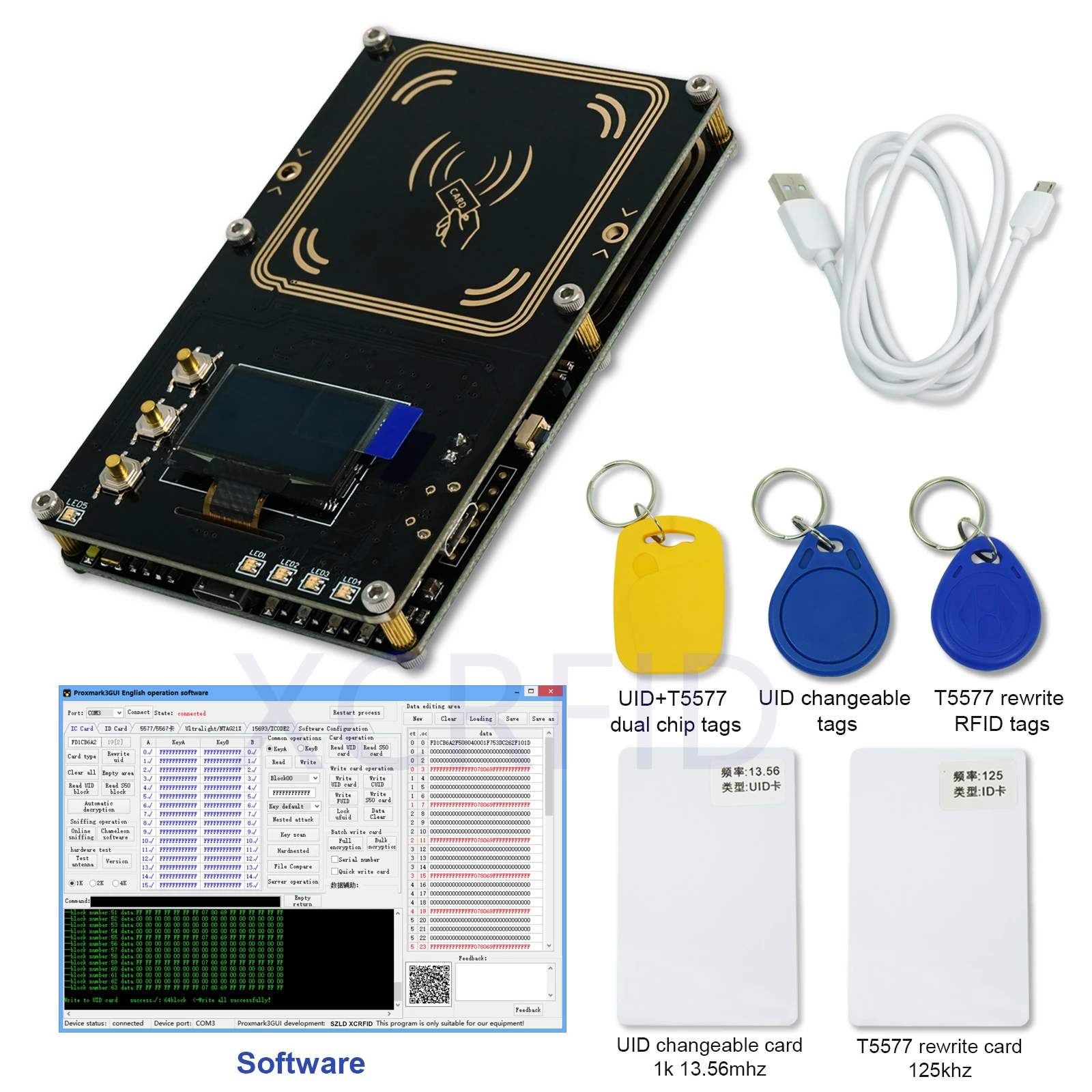 New Upgraded Proxmark3 Develop Kits 5.0 Proxmark Nfc Pm3 Rfid Reader ...