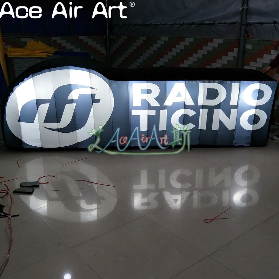 Letras inflables gigantes de 3m L, alfabeto inflable, logotipo de pared ...