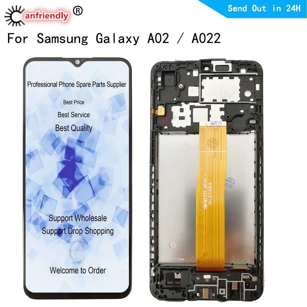 6.5 "LCD สำหรับ Samsung Galaxy A02 2021 SM A022F A022M จอแสดงผล LCD ...