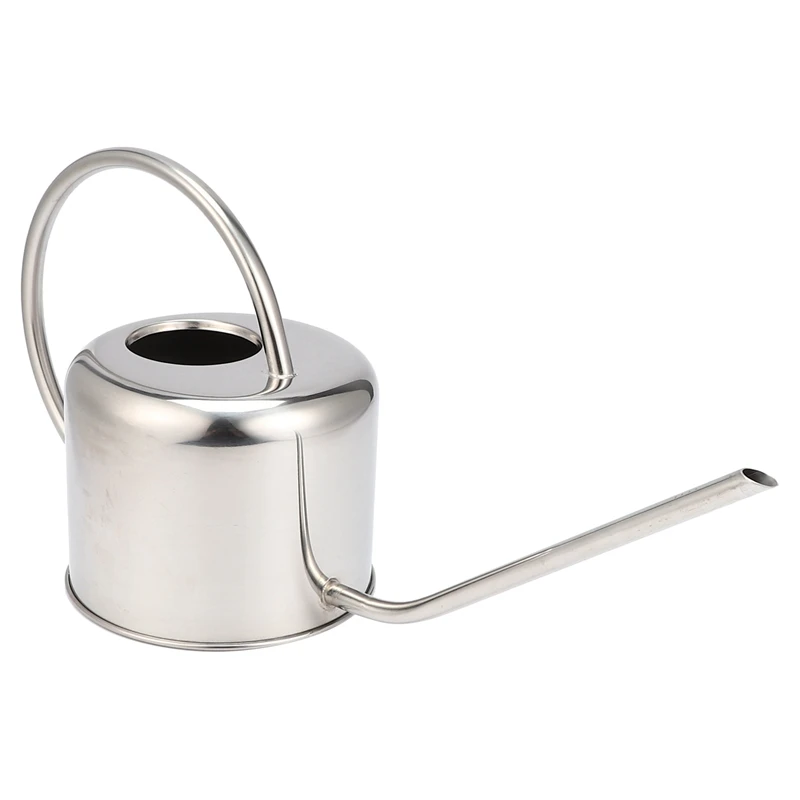European Gardening Watering Can Pot Stainless Steel 900Ml Household ...