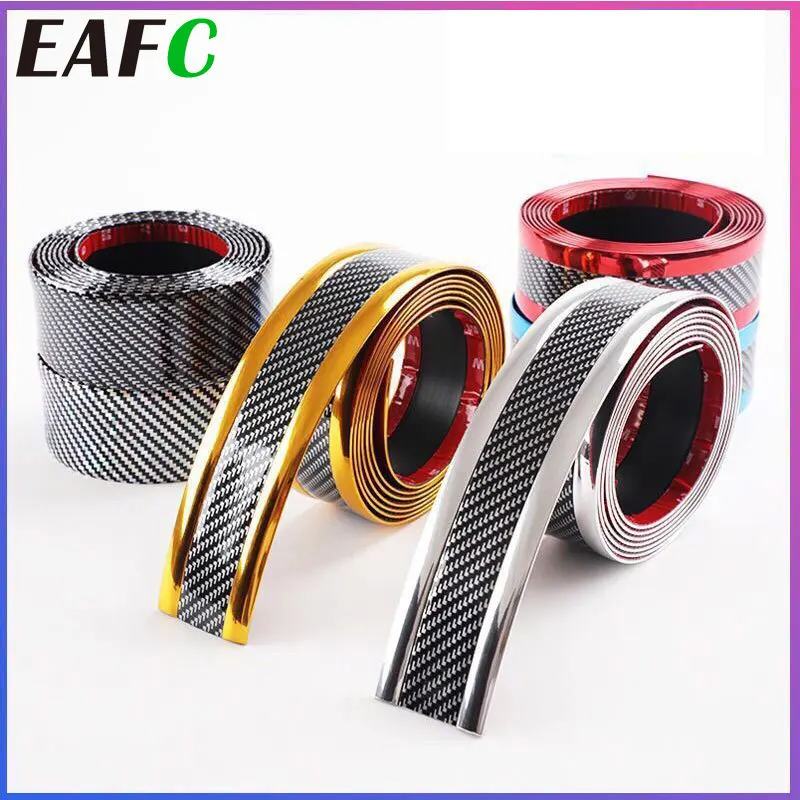 3D-Carbon-Fiber-Car-Sticker-Rubber-Stickers-Universal-Anti-collision ...