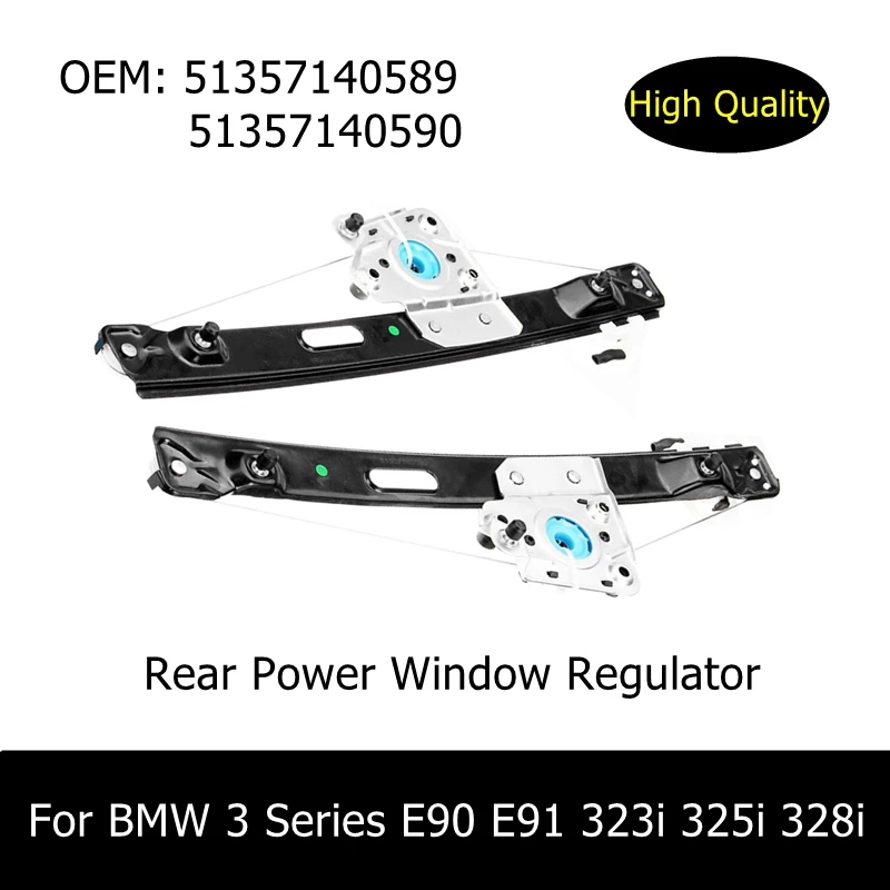 51357140589-51357140590-Left-Right-Rear-Power-Window-Regulator-For-BMW ...