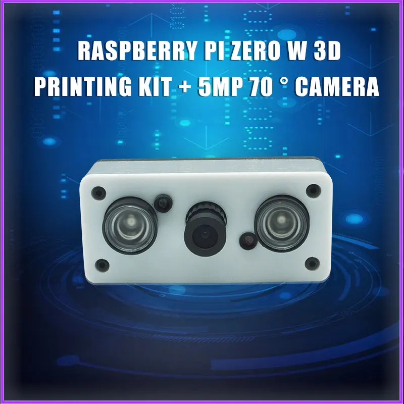 Raspberry-Pi-Zero-W-Kit-3D-Print-Case-5MP-70-Night-Version-Camera-32GB ...