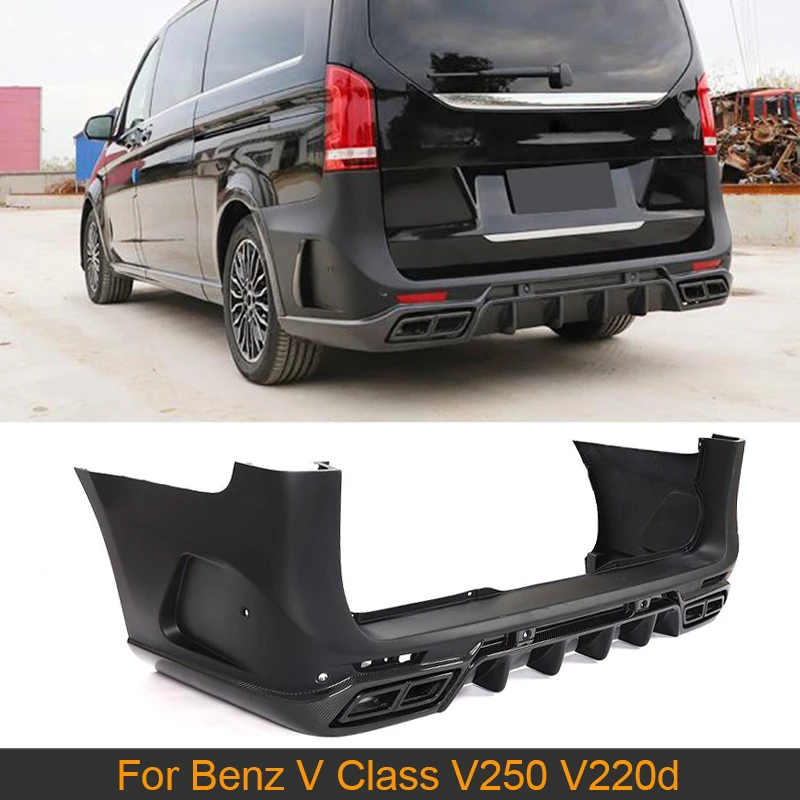 Car Rear Bumper Body Kits for Mercedes Benz V Class V250 V220d 2015 ...