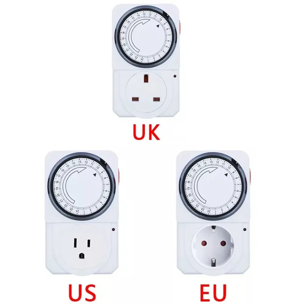 24-Hour-Cyclic-Timer-Switch-Kitchen-Timer-Outlet-Loop-110V-Timing ...