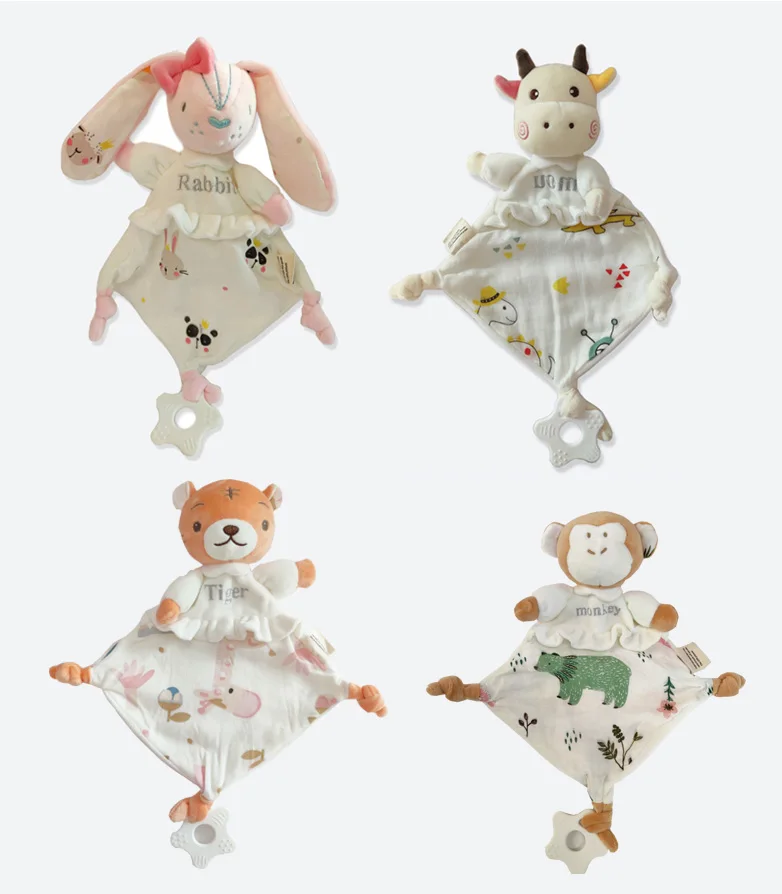 Infant-Bedding-comforting-Dolls-Newborn-Slobber-Towel-Baby-Sleeping-Toy ...