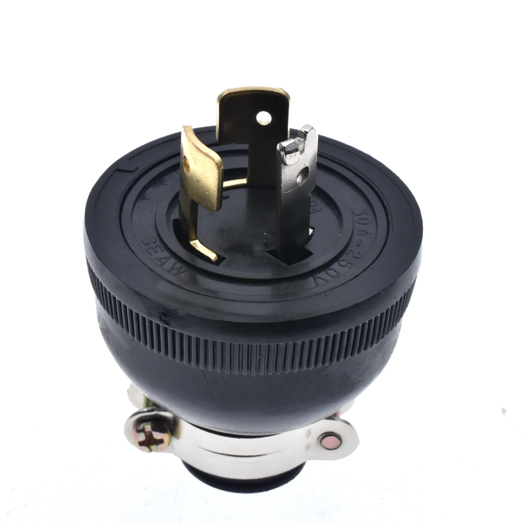 검정 250v 30a Nema 30P tripong 구리 미국 유선 잠긴 콘센트 커넥터 미국 산업 발전기 제어판 전원 플러그 ...