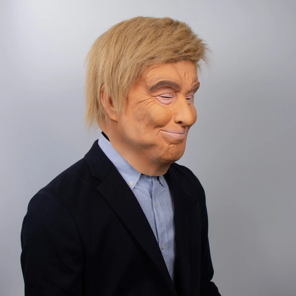 Realistic Donald Trump Mask Cosplay America President USA Celebrity ...