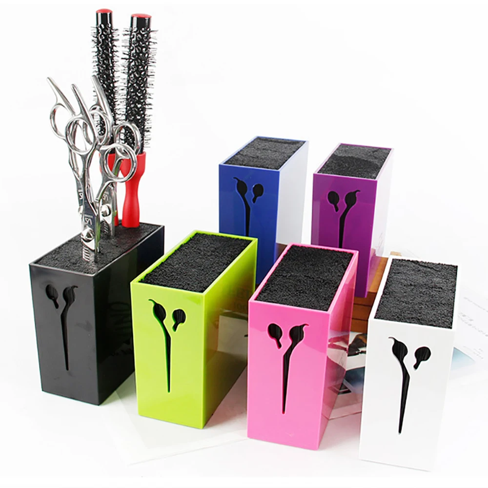 Hairdressing Scissors Stand Case Salon Hairdresser Scissors Hair Clips ...