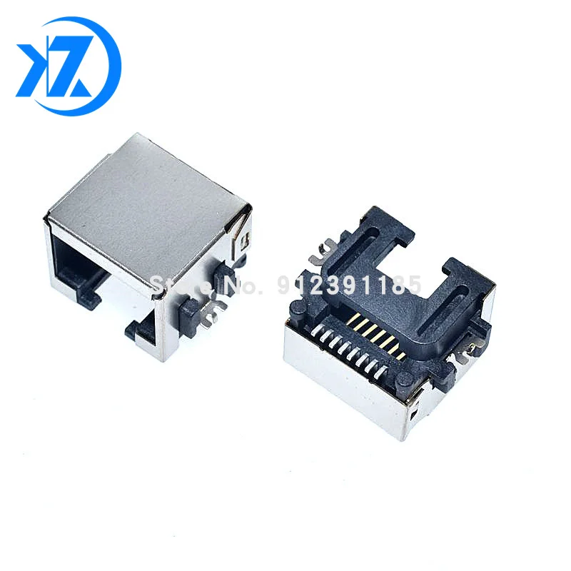 5pcs-RJ45-Network-Jack-8P-SMD-Offset-Type-H-8-6-Female-Ethernet-Jack ...