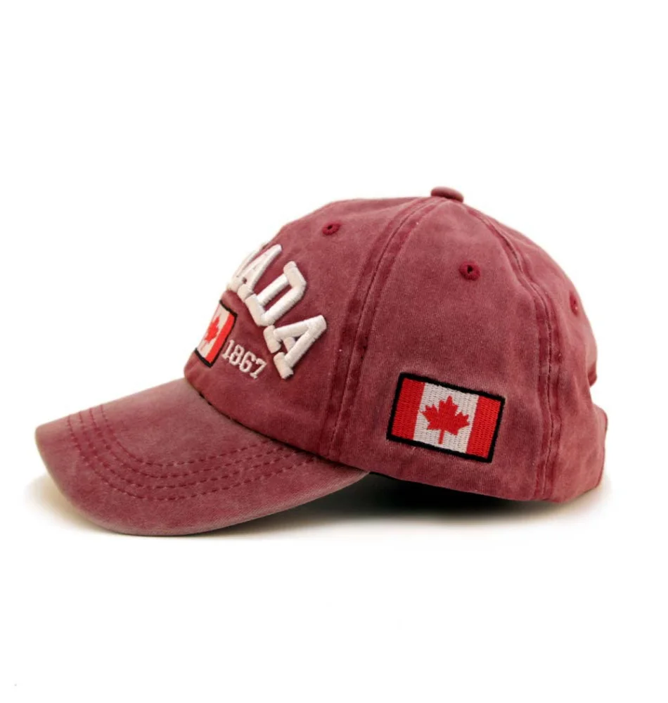 2020 New Fashion Men's Baseball Cap Letter Embroidered Canada Caps ...