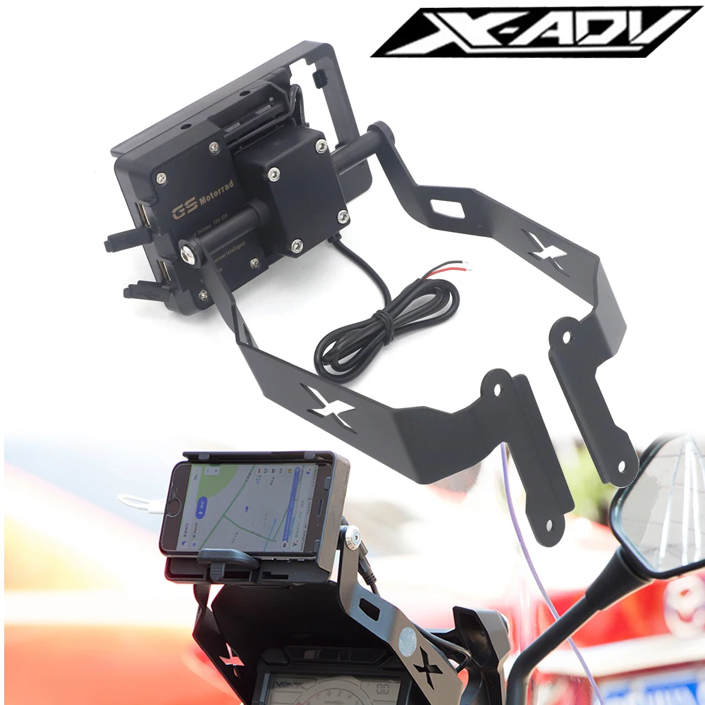 For-Honda-X-ADV-750-XADV-750-2017-2019-Stand-Holder-Phone-Mobile-Phone ...