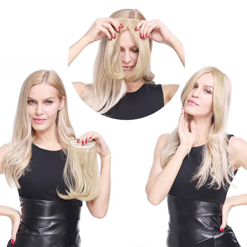 Accessoires coiffure,Extension frange synthétique à Clip– s-noilite ...