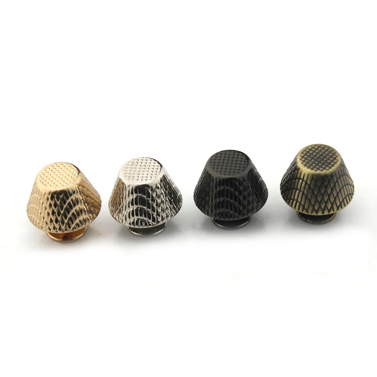 4pcs Metal Embossed Bucket Shape Screw Back Rivets Studs Nail Stud for ...