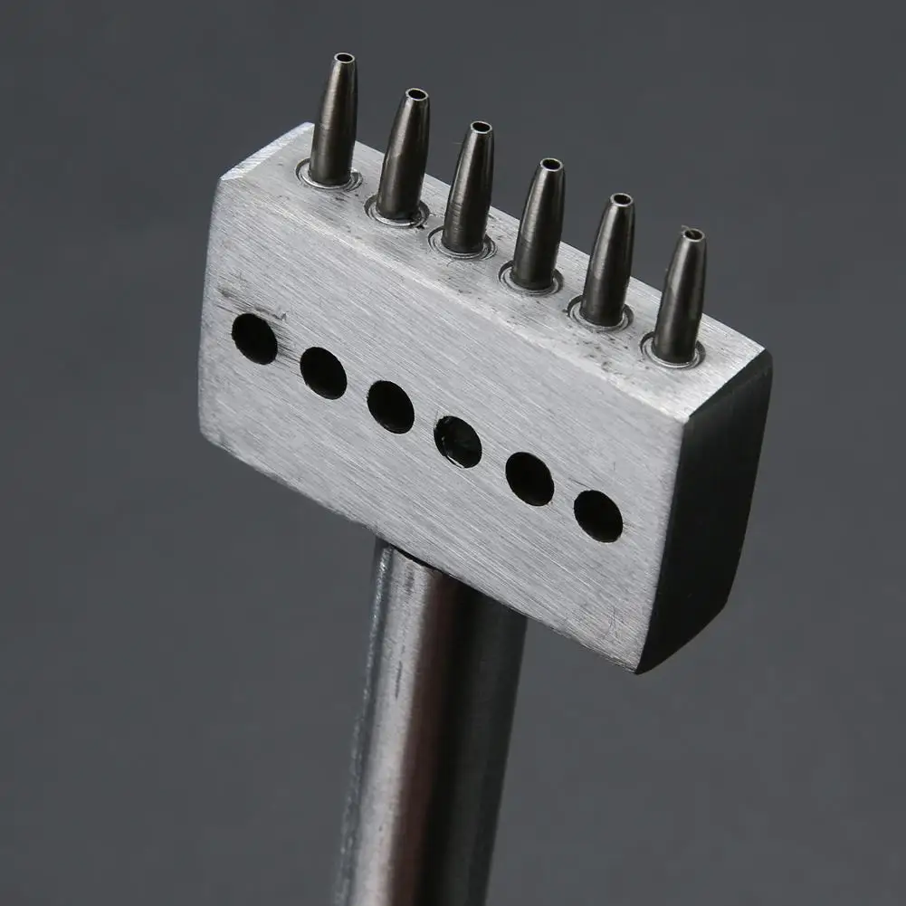 Gabarit De Découpe,5mm cuir trou poinçons cuir espacement trou outil ...