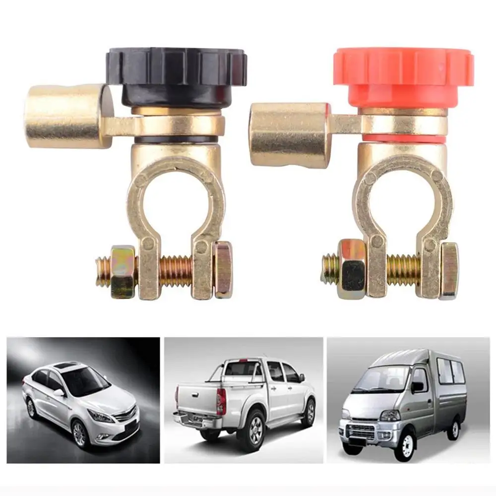 12v 24v Red Key Cut Off Battery Main Kill Switch Vehicle Car Modified ...