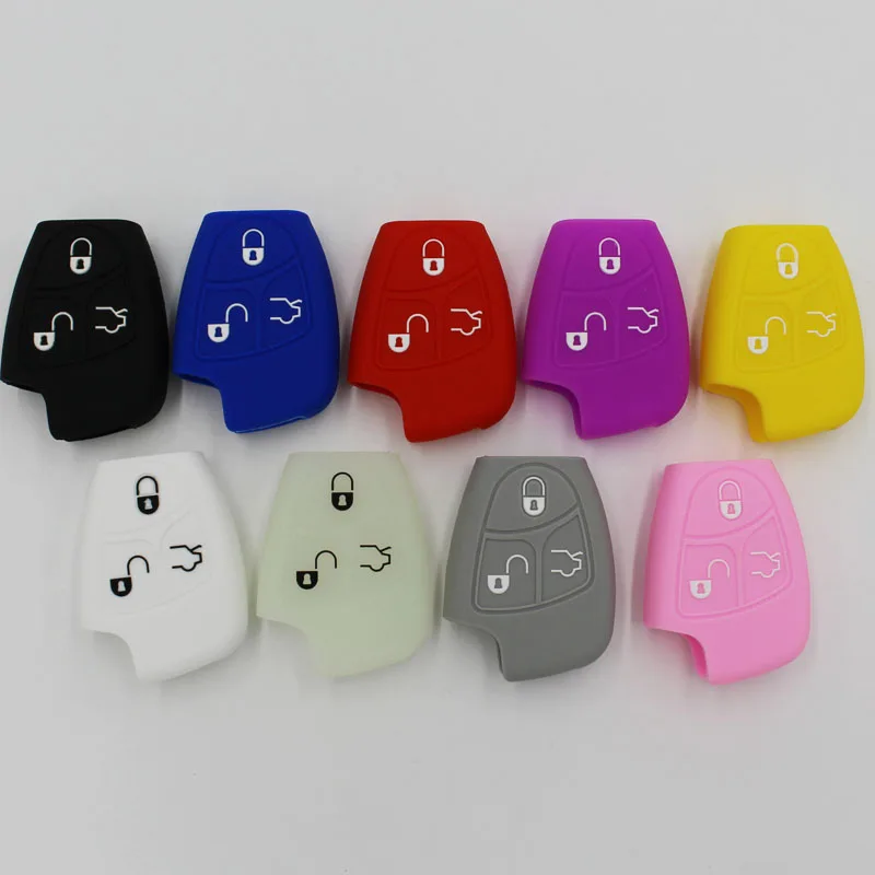 Wholesale-Silicone-key-case-for-Benz-Car-3-Buttons-W220-S320-S350-CL600 ...