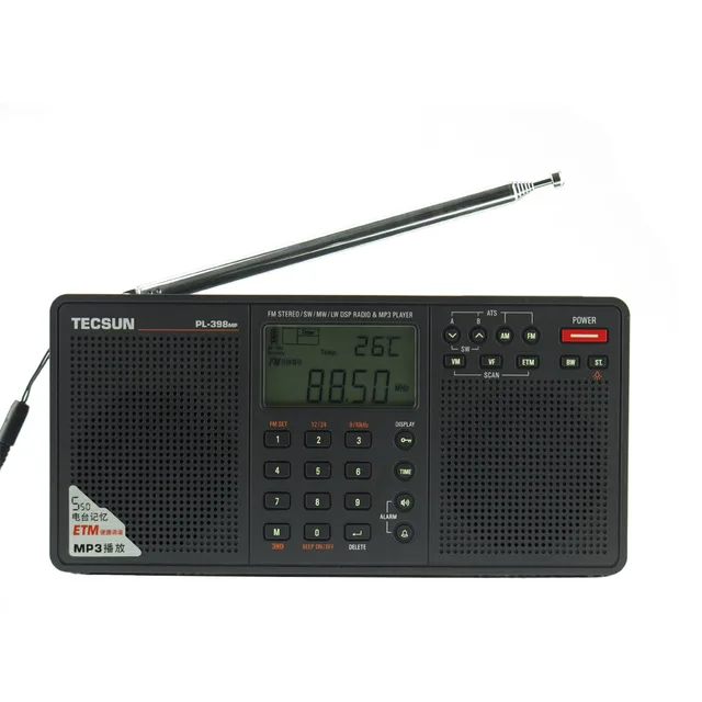 Tecsun-Radio ESTÉREO FM PL-398MP, Sintonización Digital portátil de ...