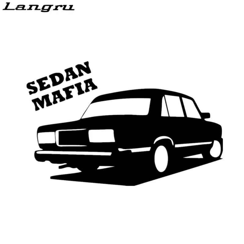 Langru 12.7*20cm Sedan Mafia For Car Sticker Auto Vinyl Decal Car ...