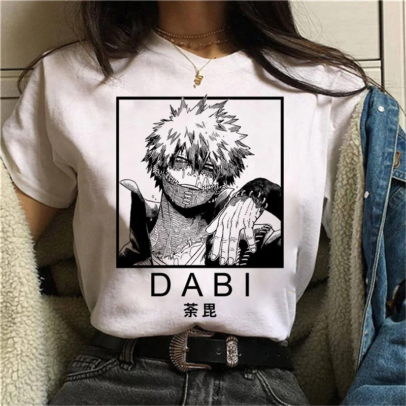 My Hero Academia MHA Merch T-Shirt Men Cotton T Shirt Anime Dabi ...
