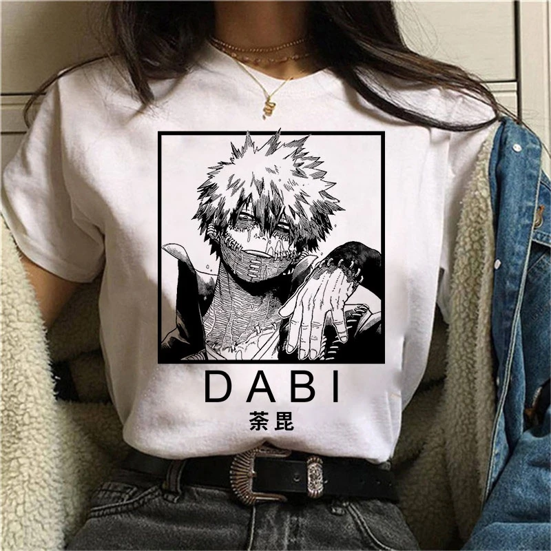 My Hero Academia Mha Merch T-shirt Men Cotton T Shirt Anime Dabi ...