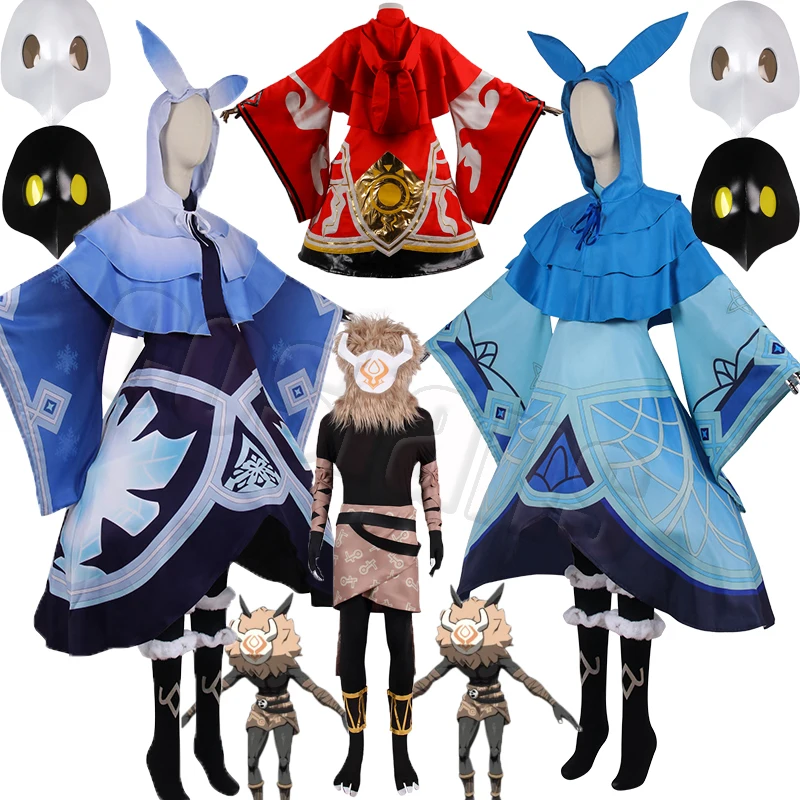 Game Genshin Impact Hilichurl Abyssal Mage Cosplay Costume Halloween ...