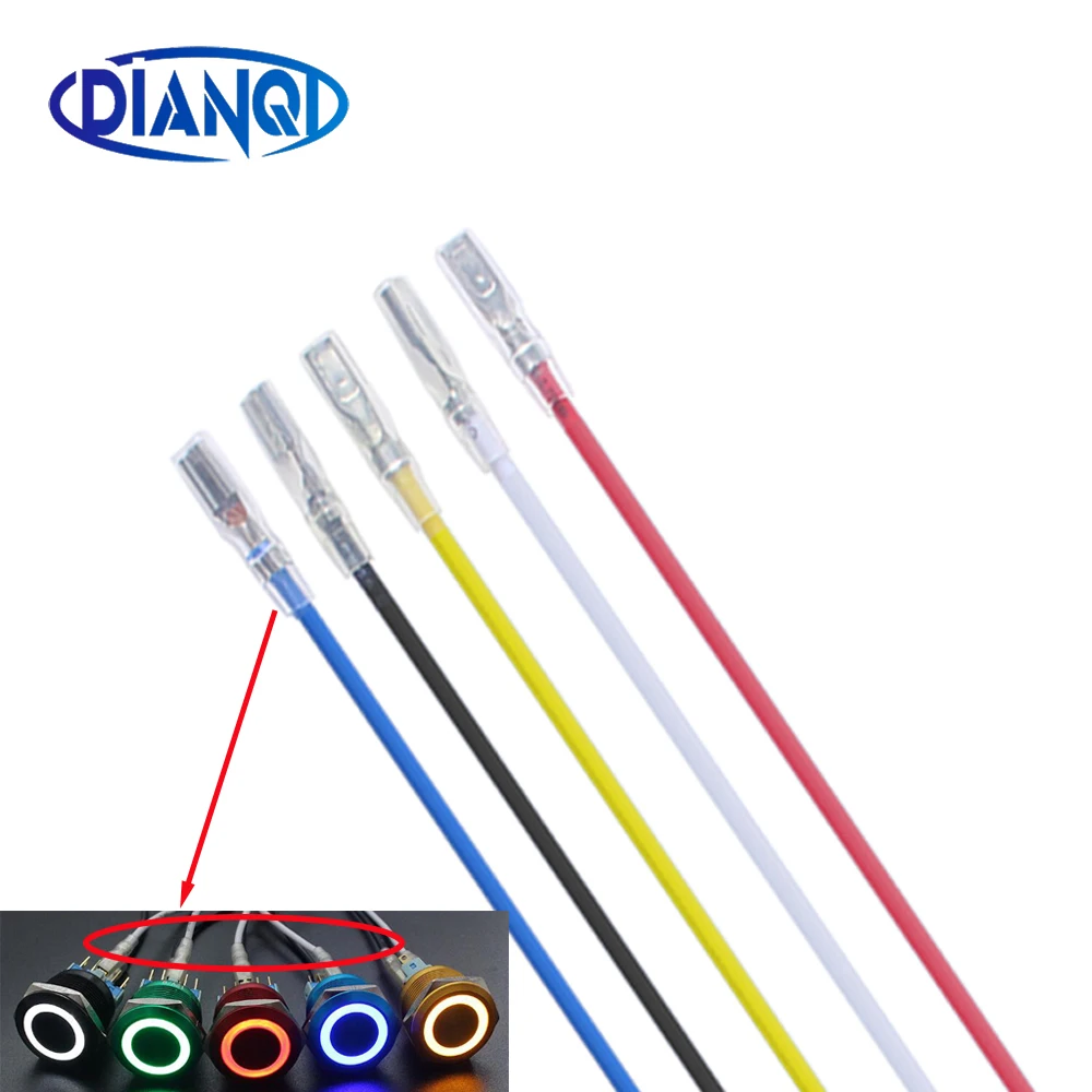 1-pc-12-16-19-22mm-metal-push-button-wiring-Electrical-2-6-wires-LED ...