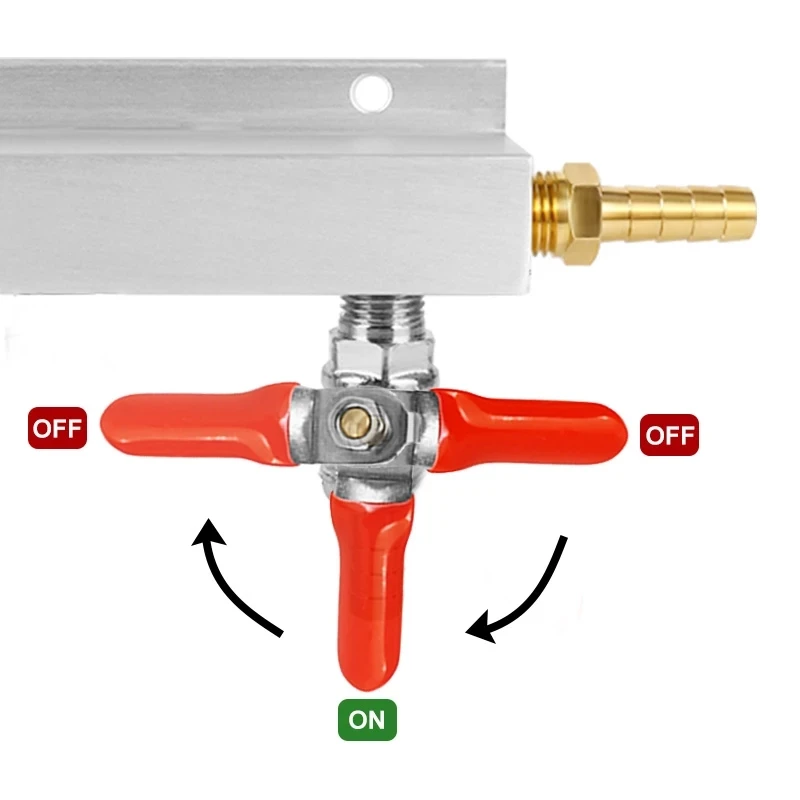 Gas Manifold,Gas Line Splitter,Homebrew Gas Distributor, 46% OFF