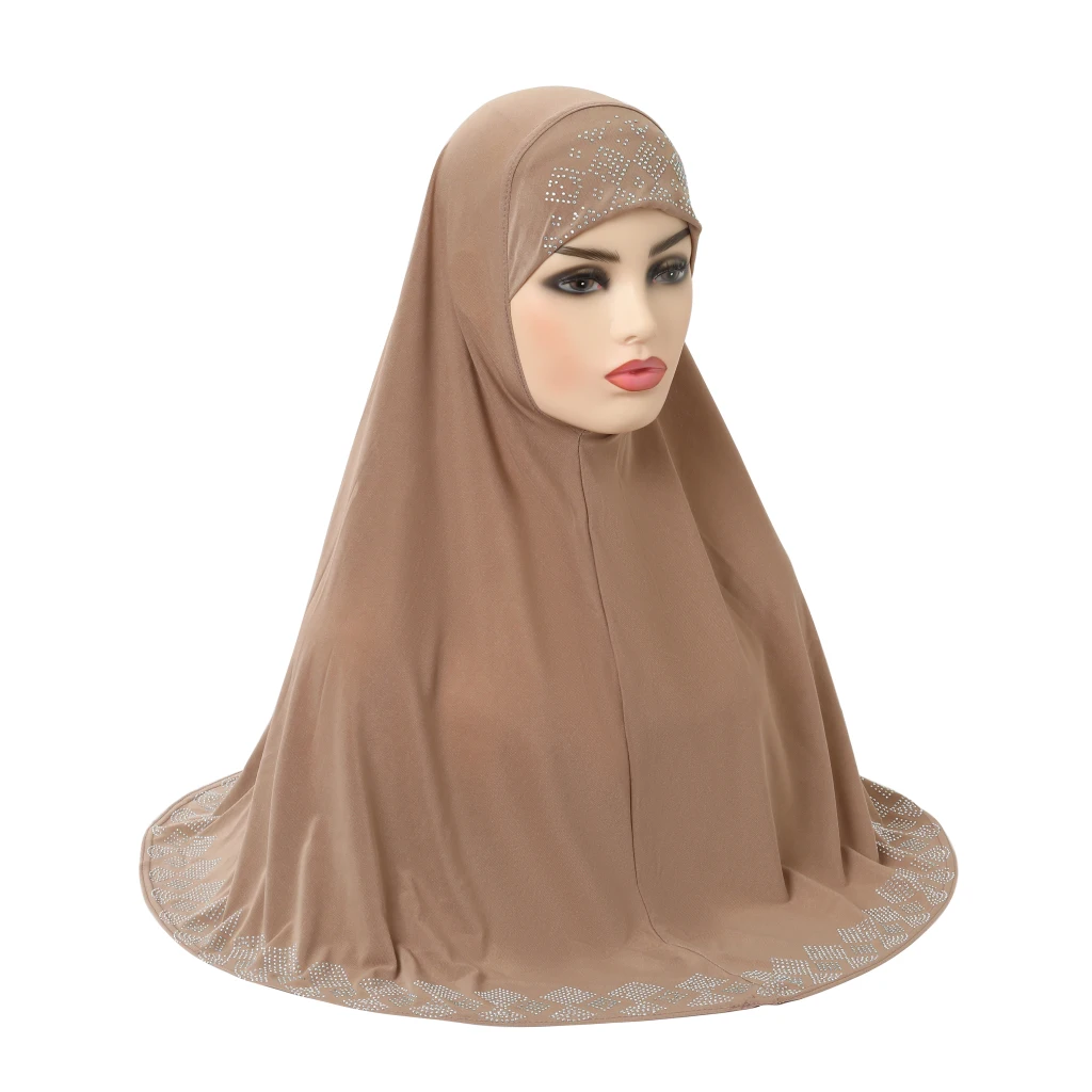H146-Adults-big-size-muslim-hijab-scarf-with-rhinestones-islamic ...