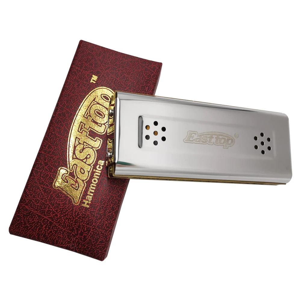 Easttop-10-16-24-Hole-C-G-Double-sided-Harmonica-Tremolo-Harp-Musical ...