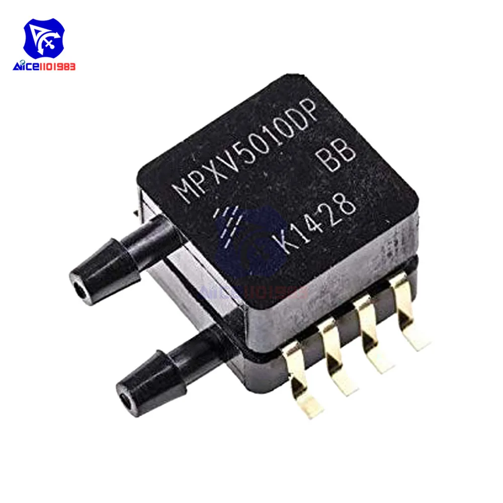 Diymore Sensor de presión MPXV5010DP MPXV5010, Sensor de presión 5V 7mA ...