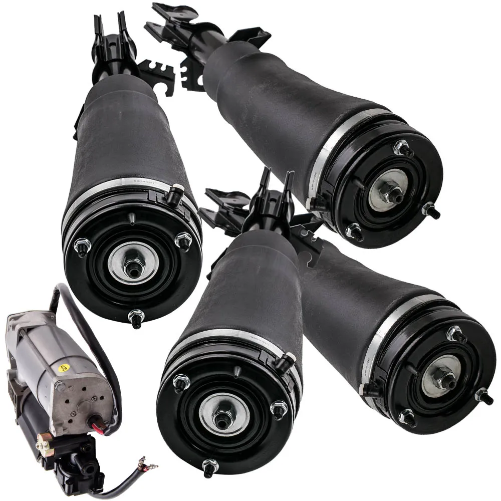 전면 에어 쇼크 스트럿 + 공기 압축기 펌프, RNB000740 RNB000750 RNB501520 RQL000014 ...